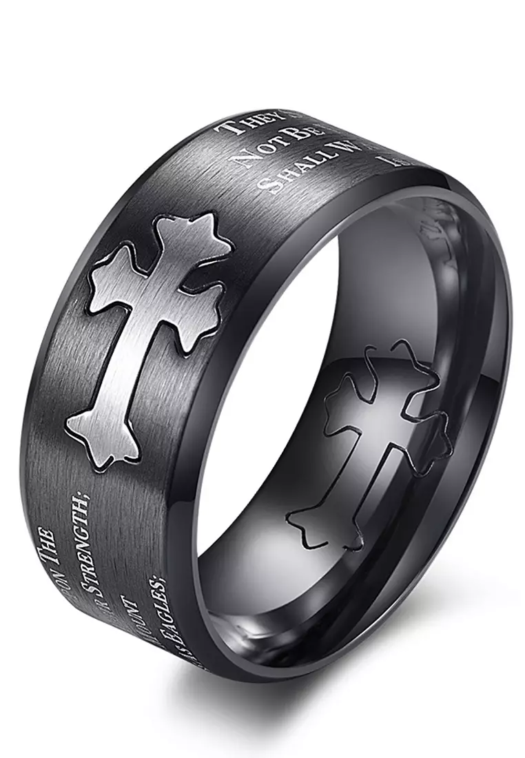 Buy Trendyshop Men's Titanium Ring 2025 Online | ZALORA Philippines