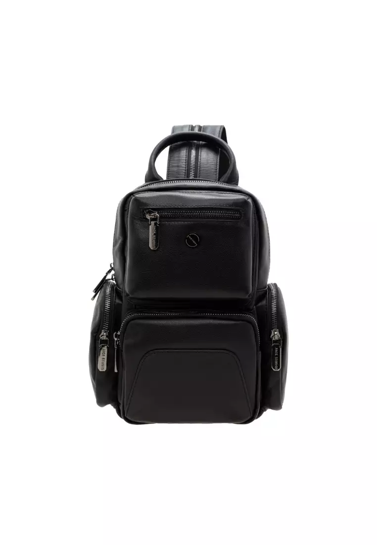 Jual Jack Studio Jack Studio Grain Leather Small Crossbody Backpack BAB ...