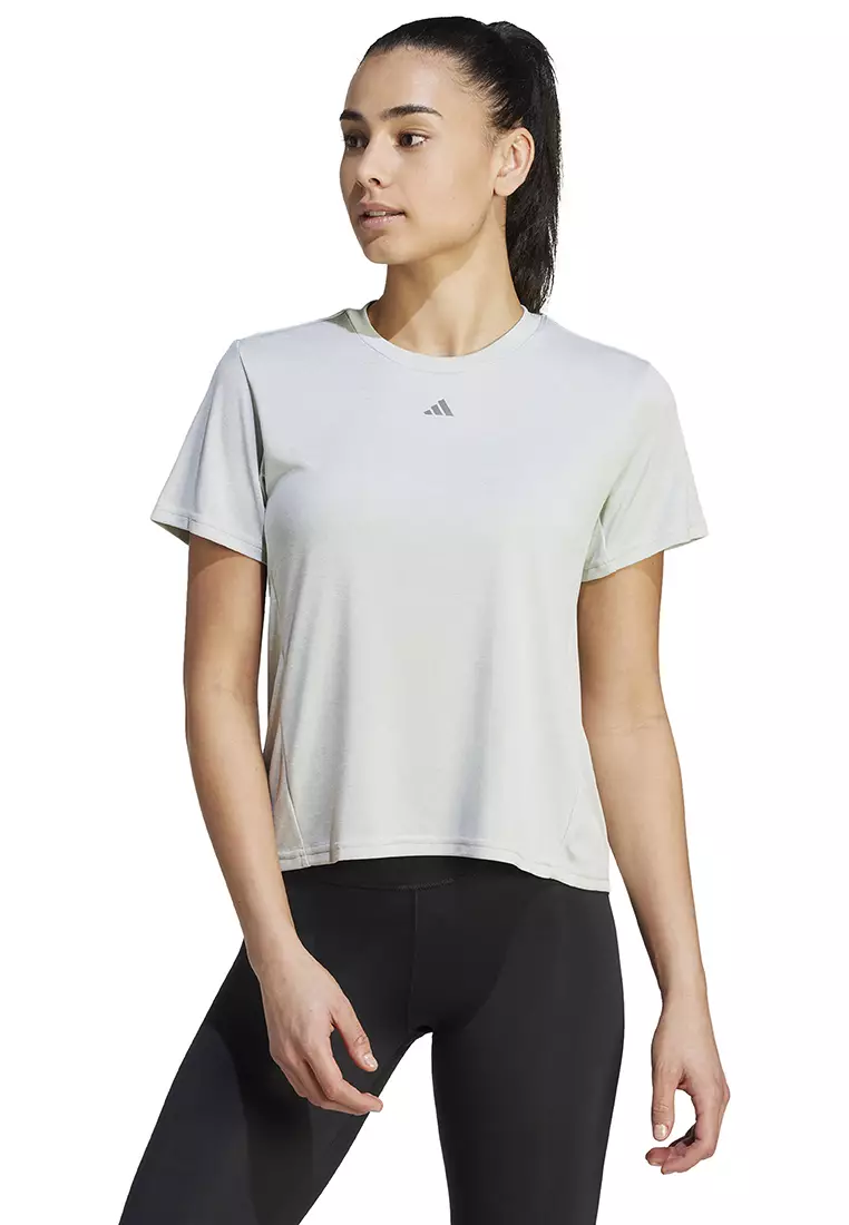 ADIDAS Hiit Heat.Rdy Sweat-Conceal Training T-Shirt 2024 | Buy ADIDAS ...