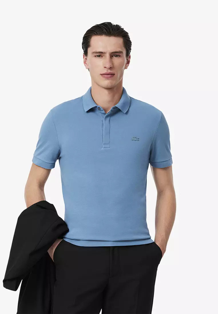 Buy Lacoste Regular Fit Paris Stretch Piqué Polo Shirt Online | ZALORA ...
