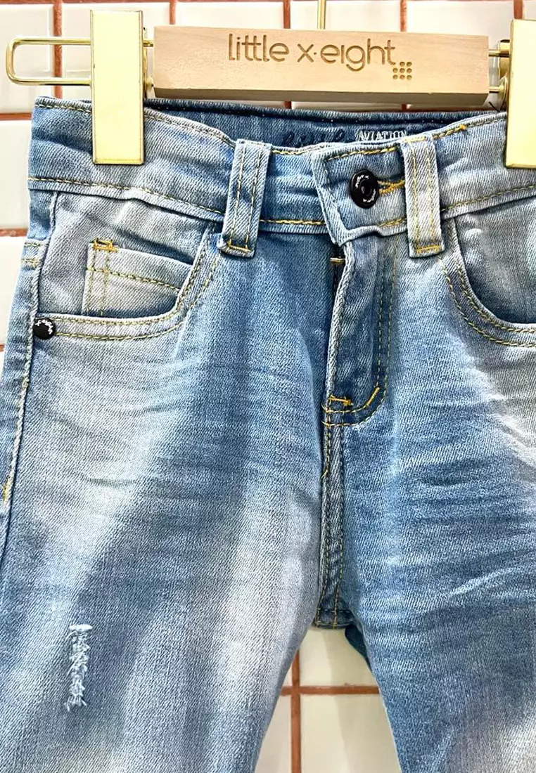 Jual LITTLE X EIGHT Boy Anchovy Jeans Kids Original 2025 | ZALORA ...
