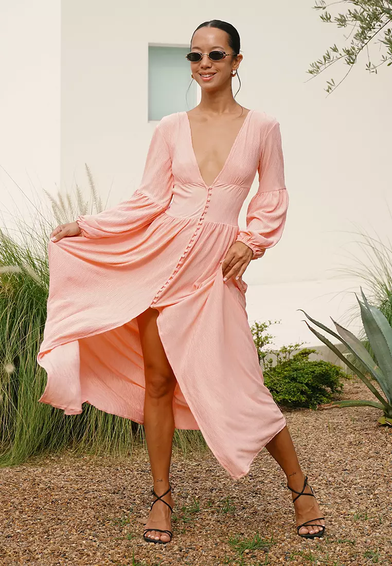 KNUE Maxi Split Long Dress 2024 | Buy KNUE Online | ZALORA Hong Kong