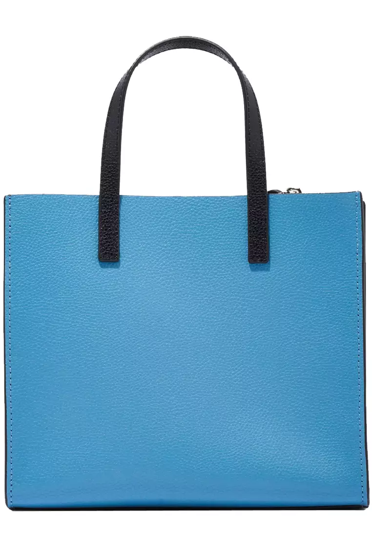 Buy Marc Jacobs Mini Grind Colorblock Leather Tote Bag in Blue Heaven ...