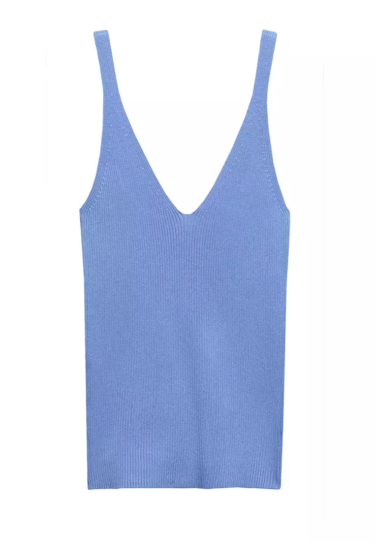 Jual Mango Knit Strap Top Original 2025 | ZALORA Indonesia
