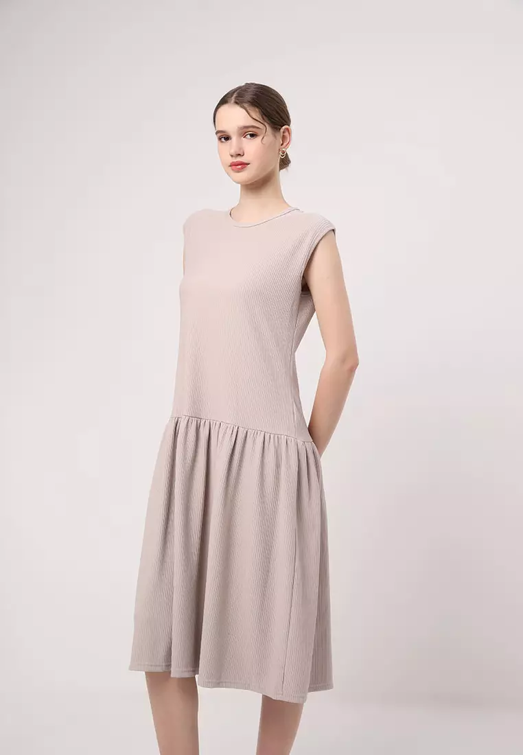 Jual Berrybenka Label Sofia Odelle Dress Grey Original 2024 | ZALORA ...