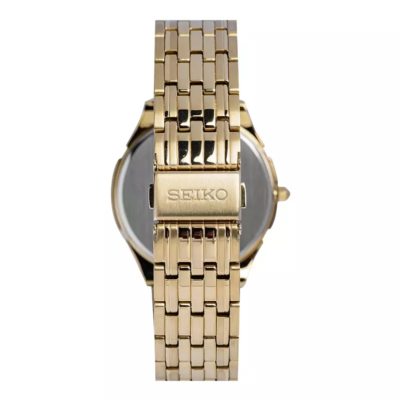 Jual Seiko Jam Tangan Pria Seiko Solar SNE138P1 White Dial Gold ...