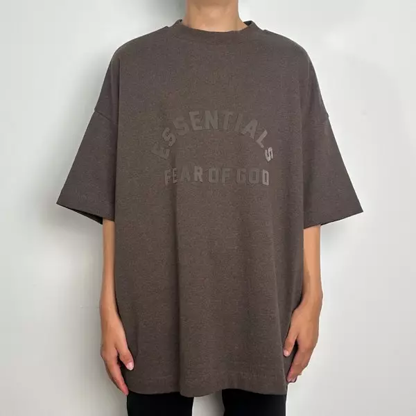 Jual ESSENTIALS Kaos ESSENTIALS FEAR OF GOD EXCLUSIVE HEATHER WOOD ...