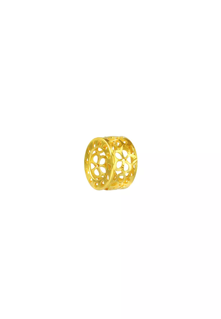 Buy TOMEI TOMEI Flower-Pattern Charm, Yellow Gold 916 2025 Online ...