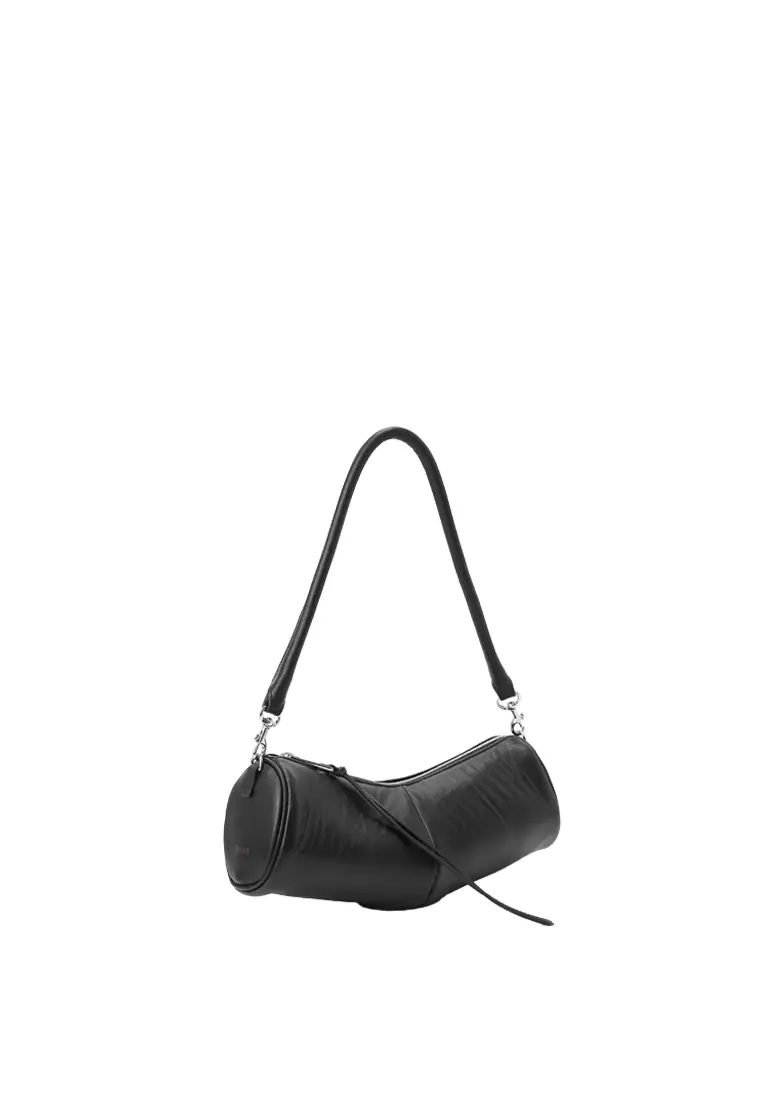 Buy RABEANCO Croissant Barrel Crossbody Clutch Bag - Black 2026 Online ...