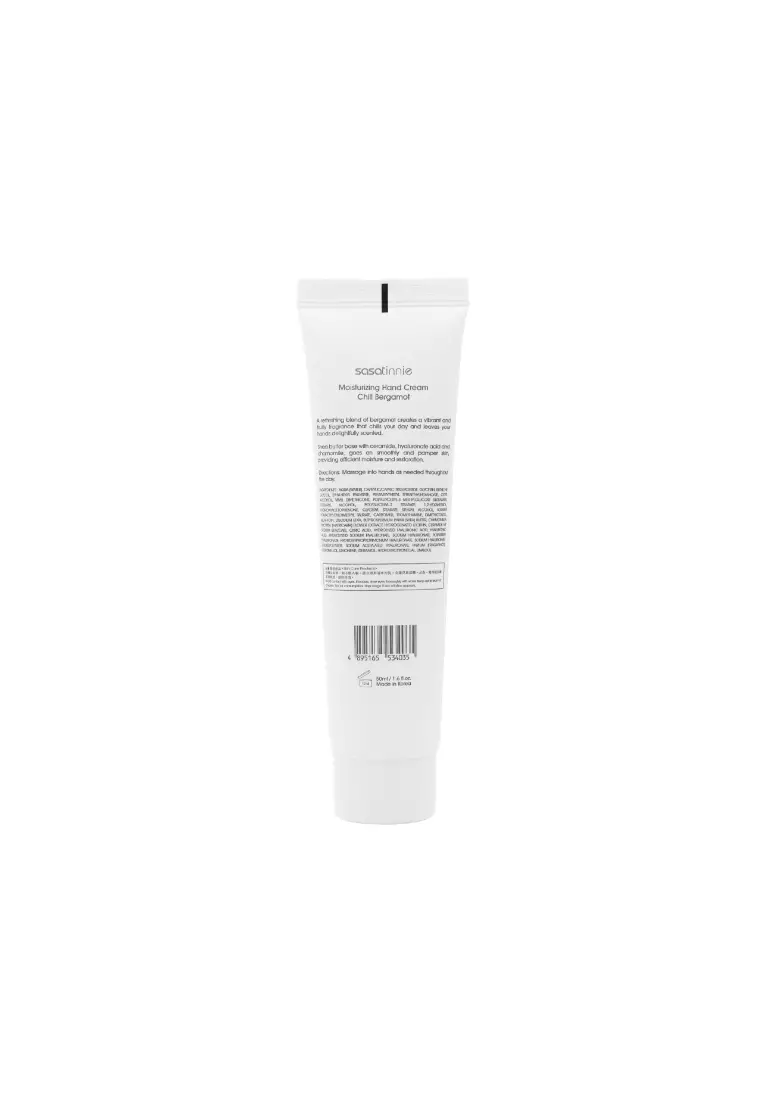 Buy sasatinnie SASATINNIE Moisturizing Hand Cream (Chill Bergamot)(50ml ...