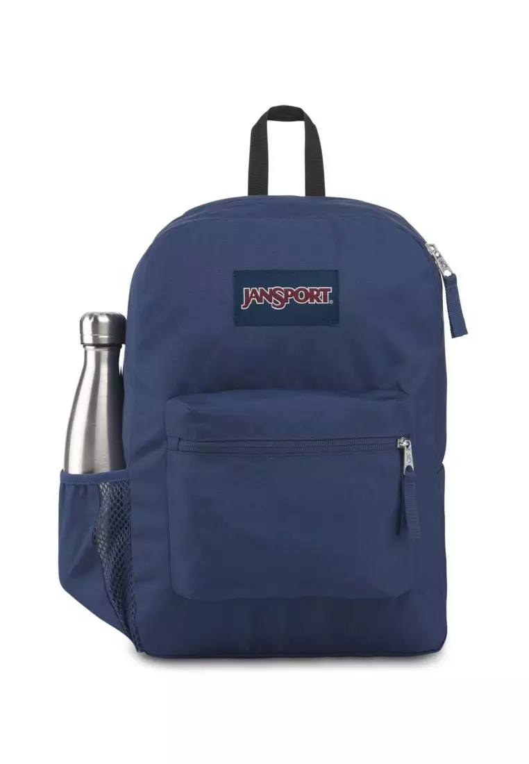 Buy Jansport JanSport Cross Town Backpack - Navy Online | ZALORA Malaysia