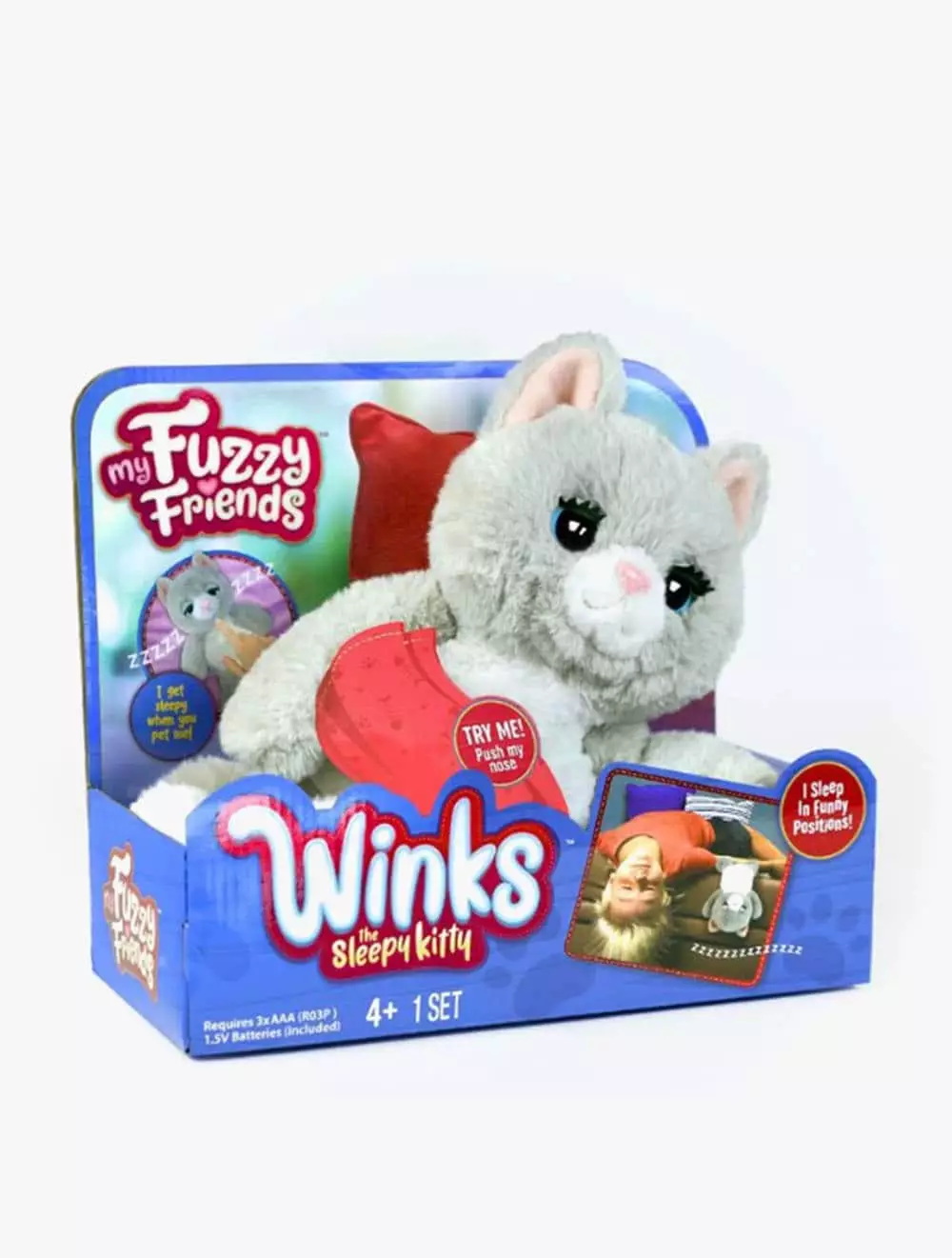 Jual LA Toys My Fuzzy Friends Sleepy Kitty - MFF18535 - Multi Original ...