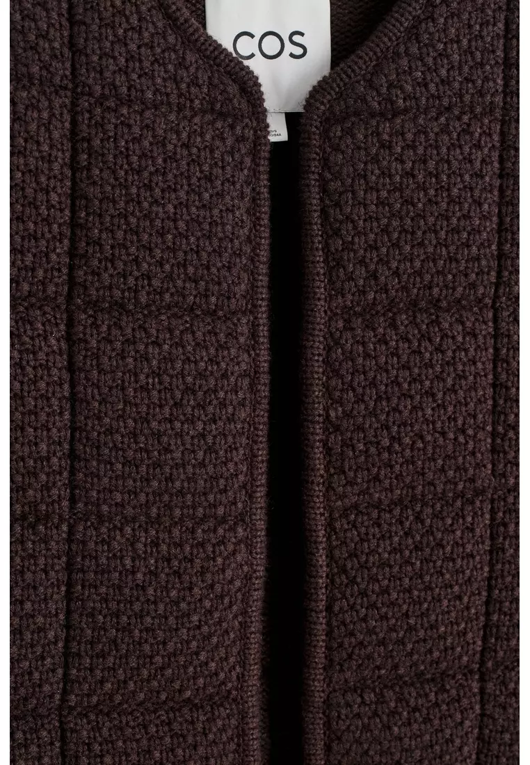 Buy COS TEXTURED MERINO WOOL-YAK PADDED GILET Online | ZALORA Malaysia
