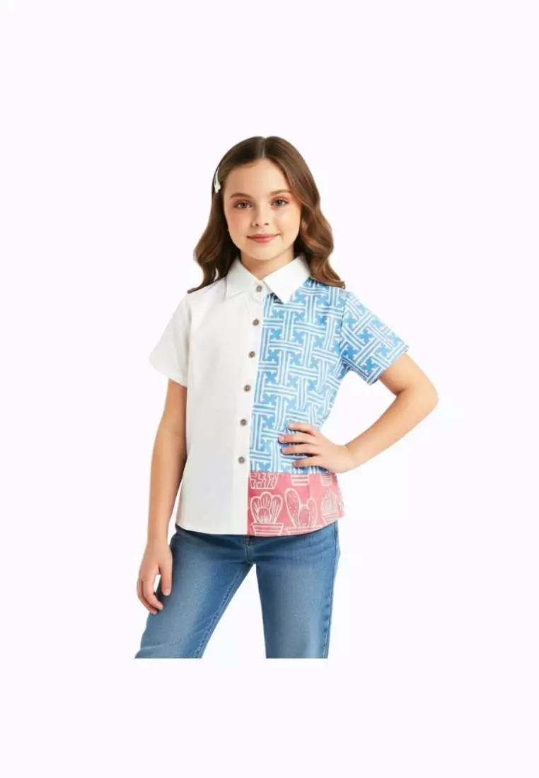Jual bhatara batik Kemeja Batik Anak Perempuan - Bhatara Batik Agnes ...
