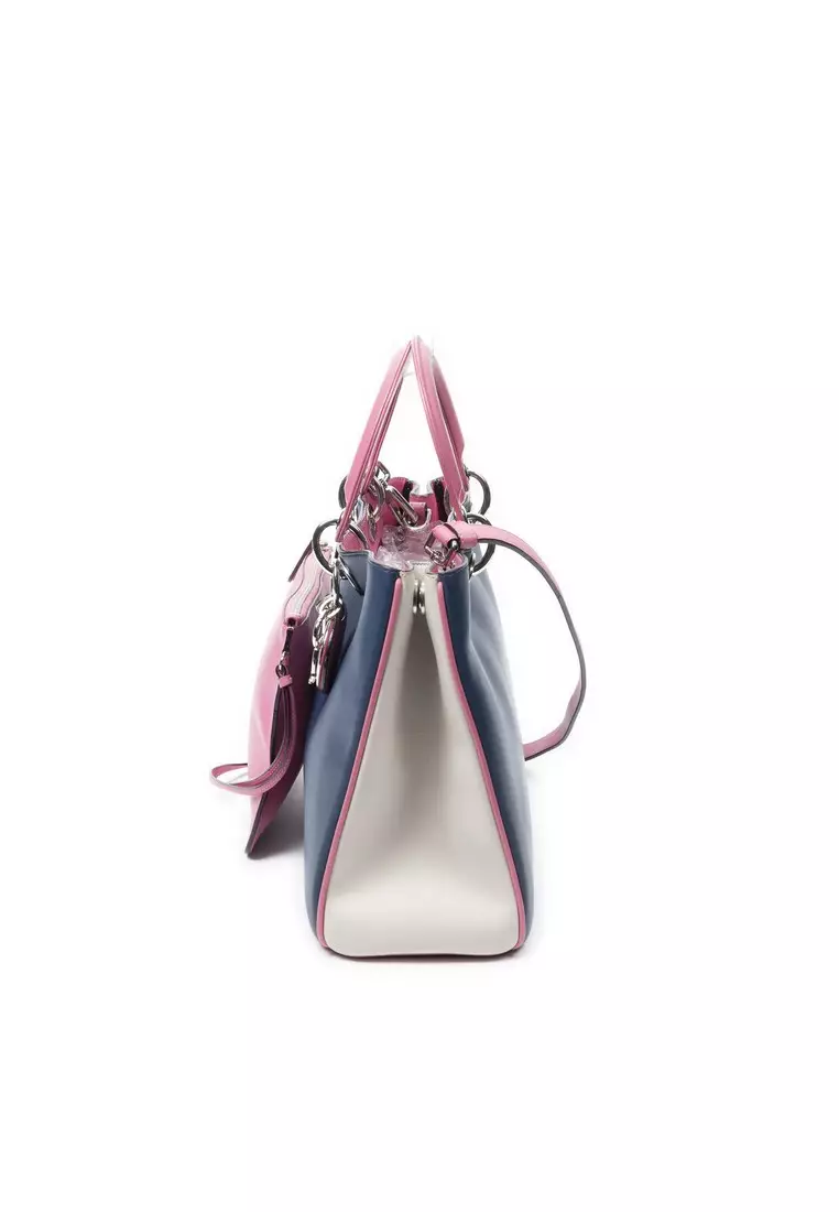 Buy Dior Pre-Loved Medium Tricolor Diorissimo Tote Online | ZALORA Malaysia