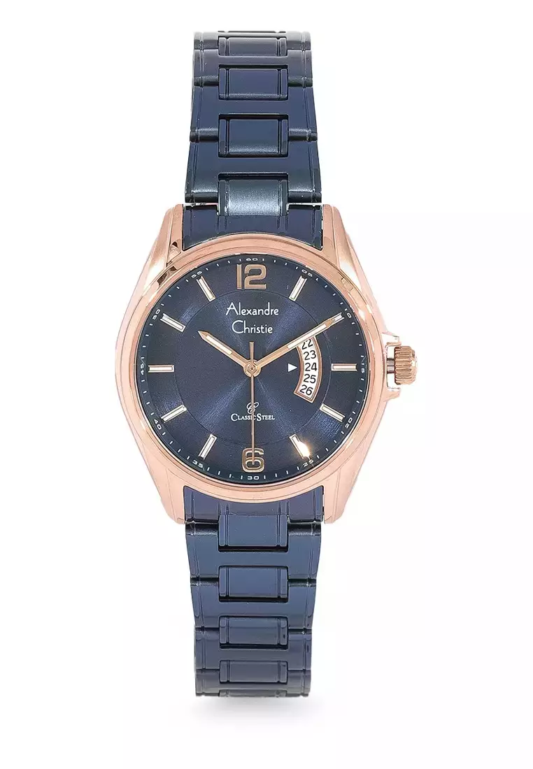 Jual Alexandre Christie Alexandre Christie Jam Tangan Wanita - Blue ...