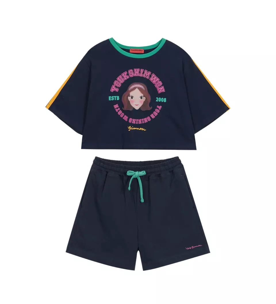 Jual Youk Shim Won Harmony Short Pants Set F Luna Original 2026 ...