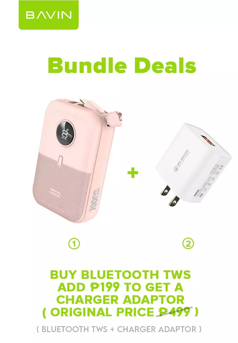 Buy BAVIN PC1089 10000mAh Mini Portable Power Bank 22.5W Fast Charging ...