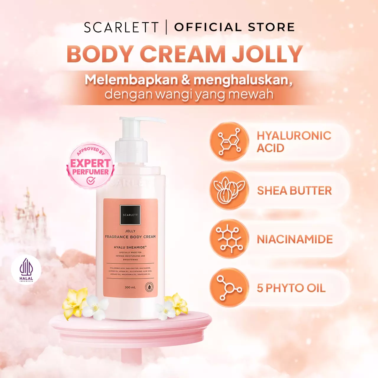 Jual Scarlett Scarlett Whitening Body Cream Jolly Twin Pack Original ...