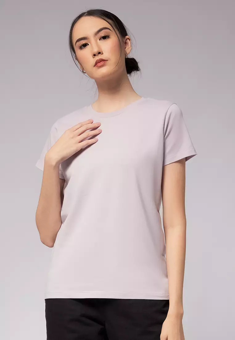 Jual Executive Basic Round Neck Cotton T-Shirt Original 2025 | ZALORA ...