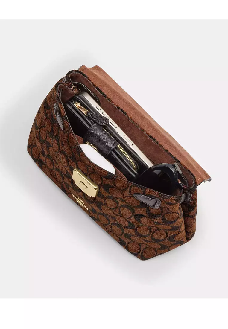 Buy Coach Emory Top Handle Bag In Signature Chenille 2026 Online | ZALORA