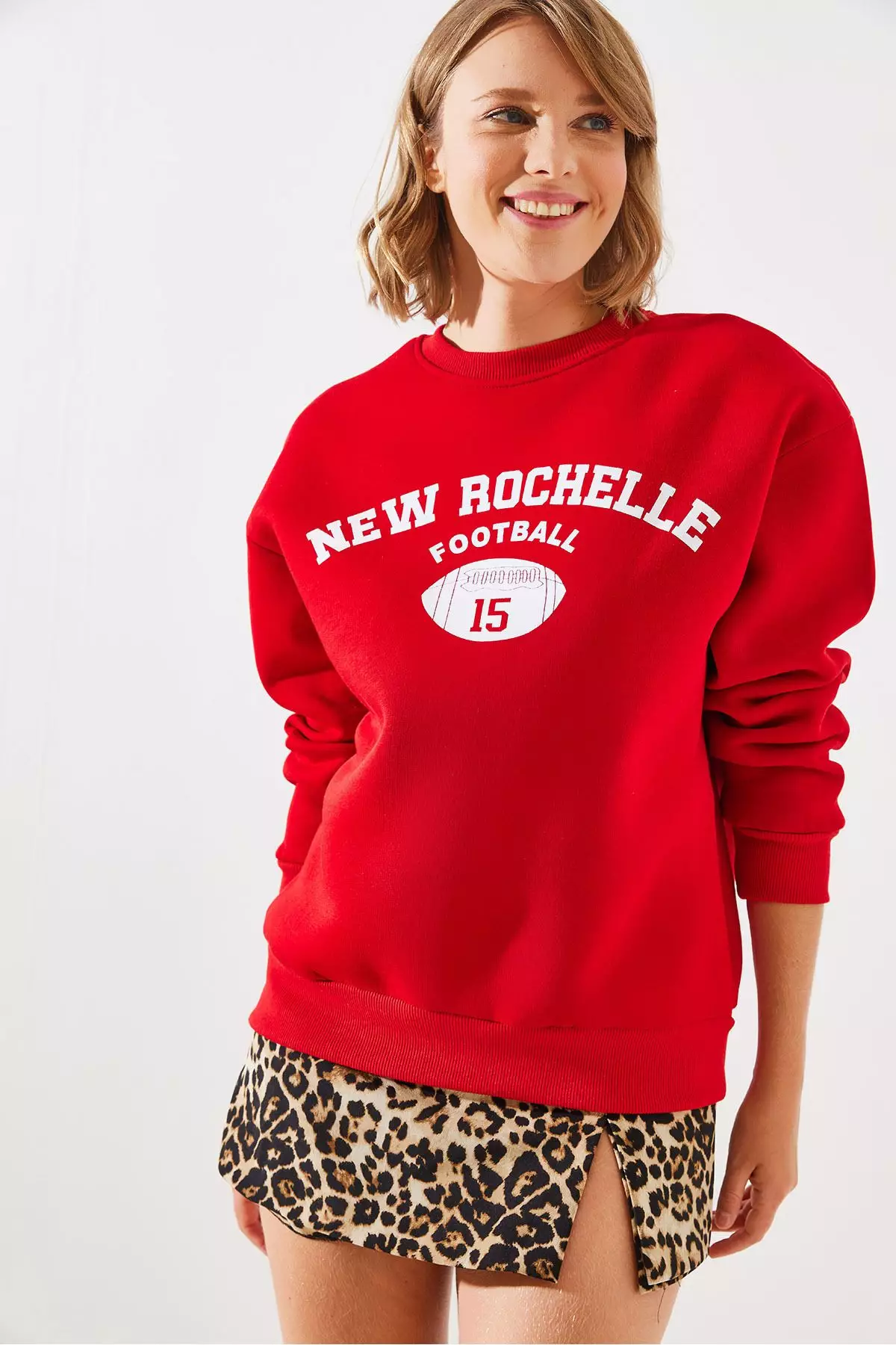 Buy Bianco Lucci Women's Triple Thread Raised Rochelle Text Printed ...