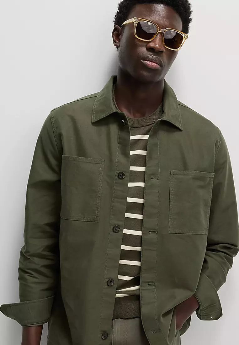 Jual Marks & Spencer Cotton Rich Overshirt Original 2025 | ZALORA ...