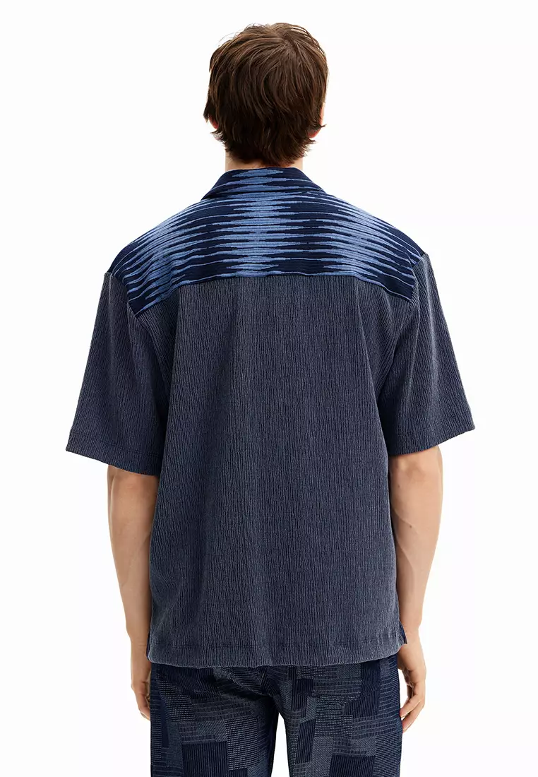 Desigual Desigual Man Hybrid fabric shirt. 2025 | Buy Desigual Online ...