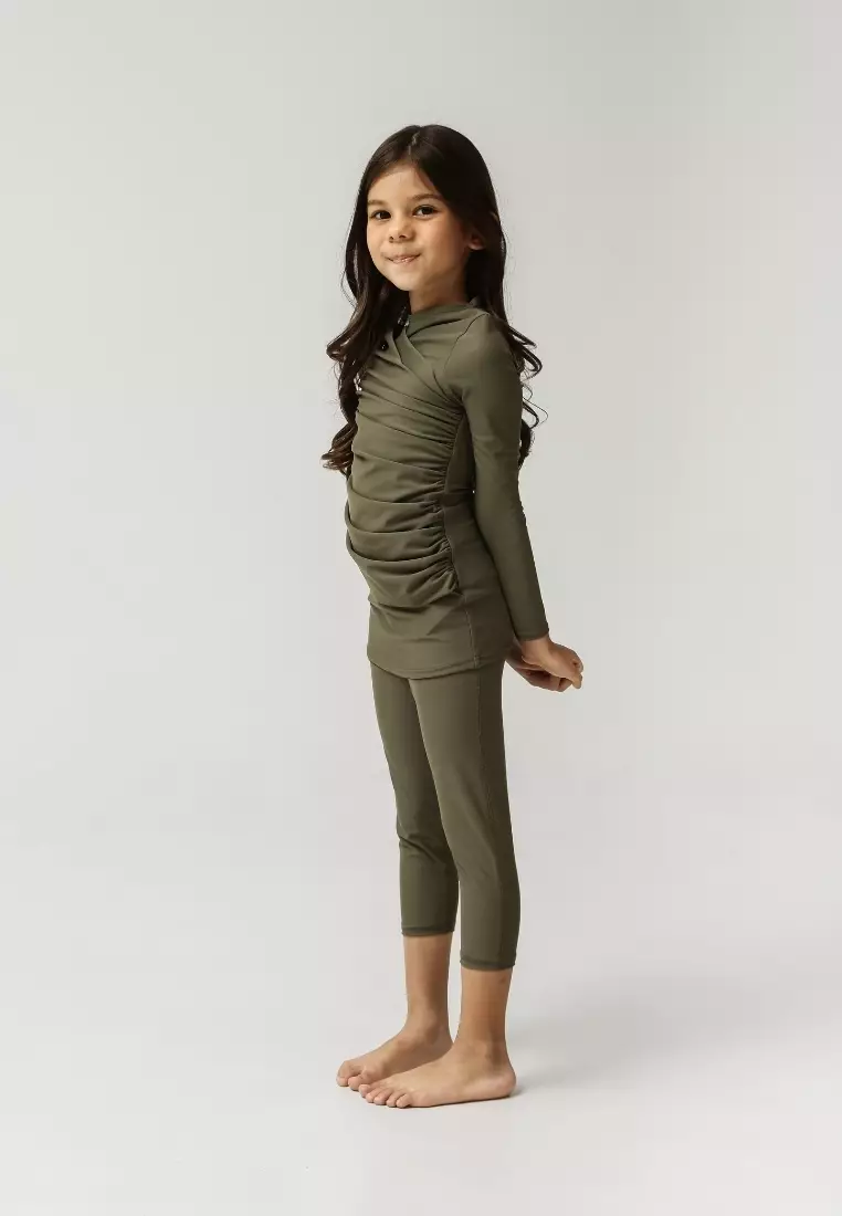 Buy LANUUK LANUUK Diana Kids Swim Set – Olive 2026 Online | ZALORA