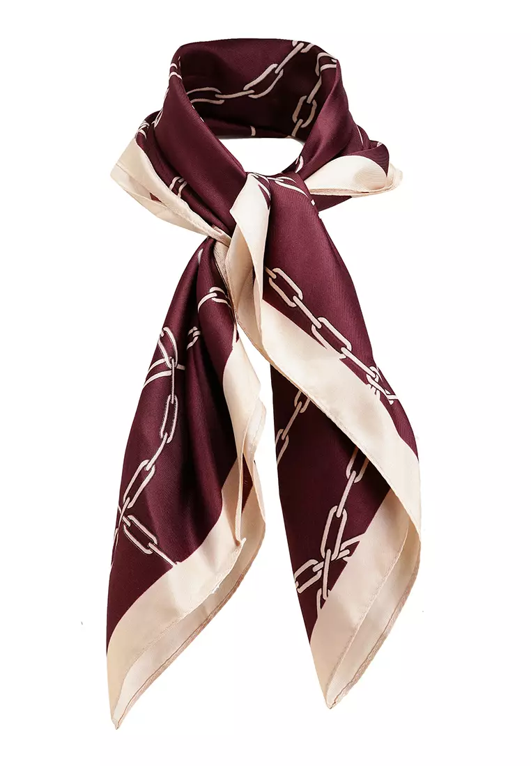 Buy Mango Chain Neck Scarf 2025 Online | ZALORA