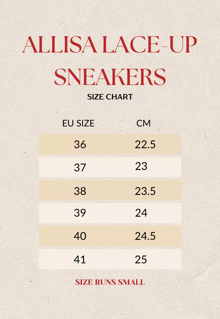 Buy CLN Allisa Lace-Up Sneakers 2025 Online | ZALORA Philippines