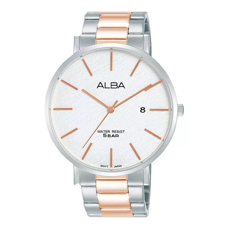 Jual Alba Jam Tangan Pria Alba Prestige AS9K09X1 Men White Pattern Dial ...