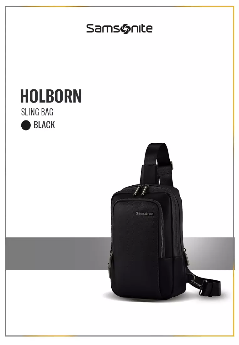 Jual Samsonite Samsonite Holborn Sling Bag - Black Original 2025 ...