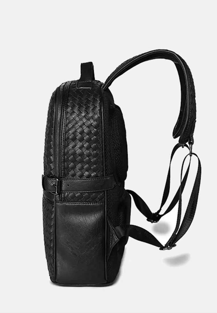 Buy Lara Men's Weave Backpack - Black Online | ZALORA Malaysia