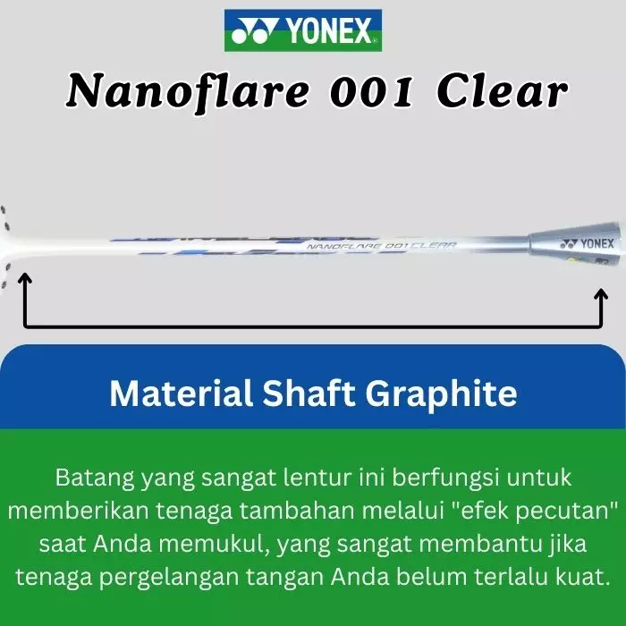 Jual Yonex Raket Badminton Yonex Nanoflare 001 Clear GRATIS Senar, tas ...