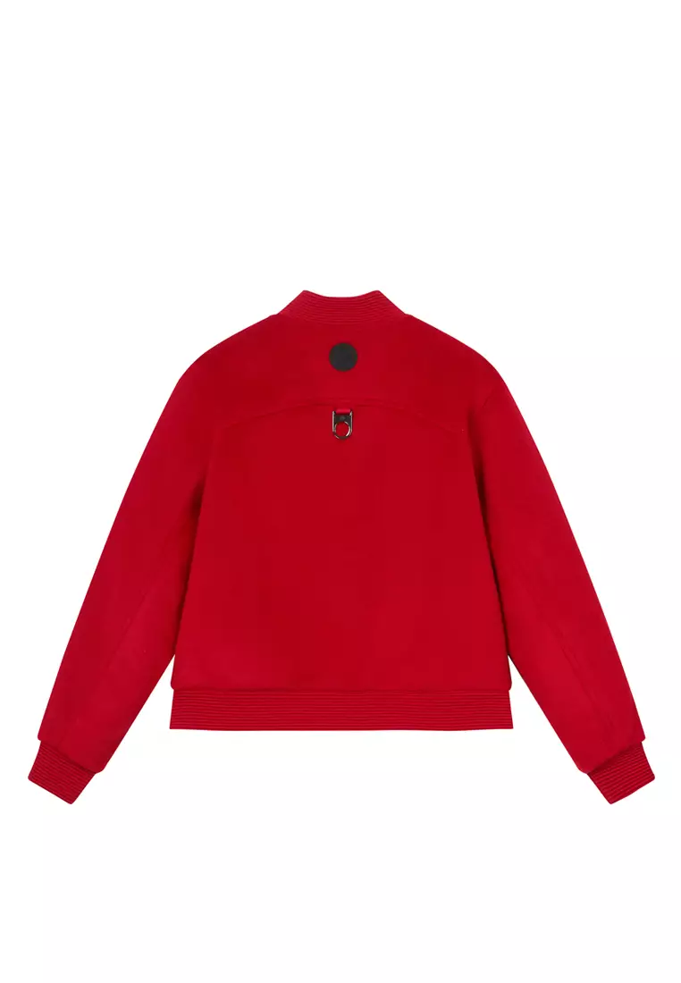 網上選購 Palladium 女裝馬年主題 LOGO 混紡抓毛棒球外套 2026 系列 | ZALORA香港