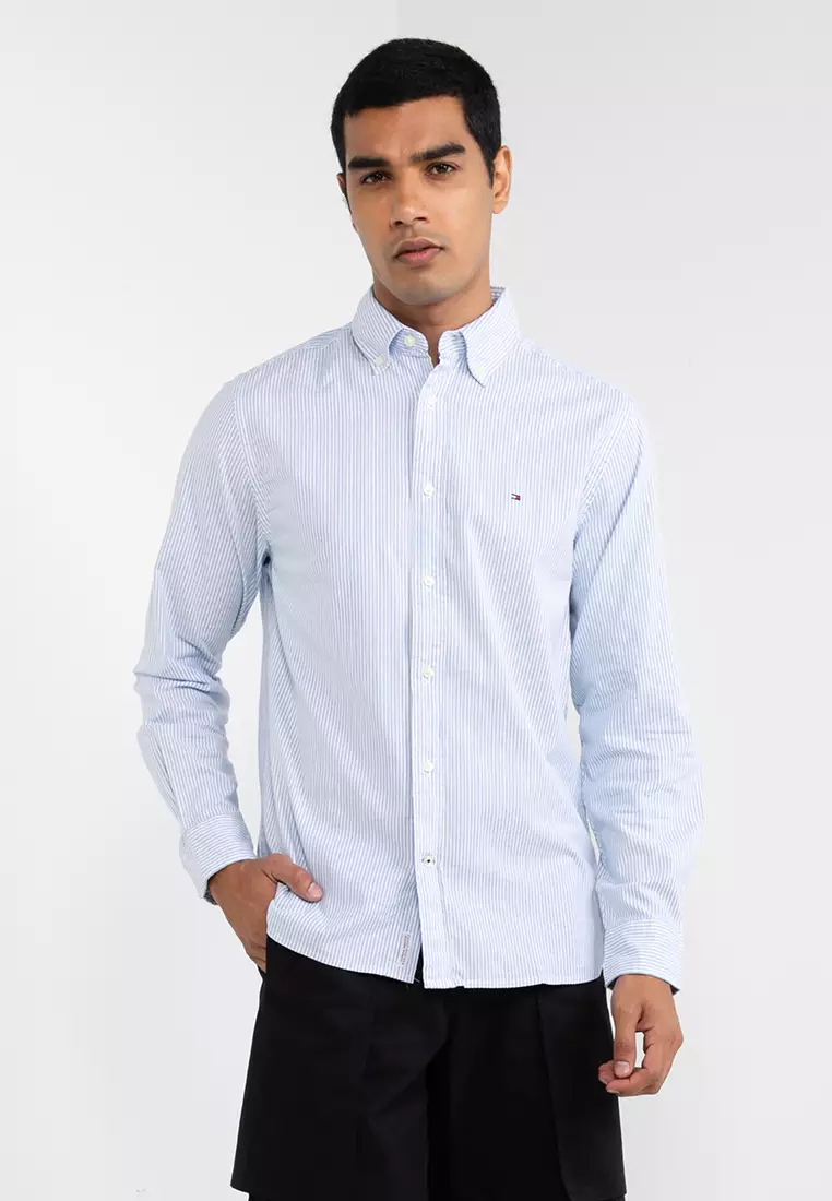 Buy Tommy Hilfiger Core 1985 Flex Oxf Stp Rf Shirt Online | ZALORA Malaysia