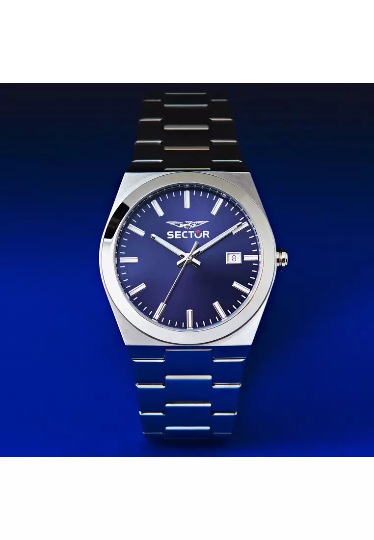 Buy Sector 【2 Years Warranty】Sector C300 Blue 40mm Men's Quartz Watch ...