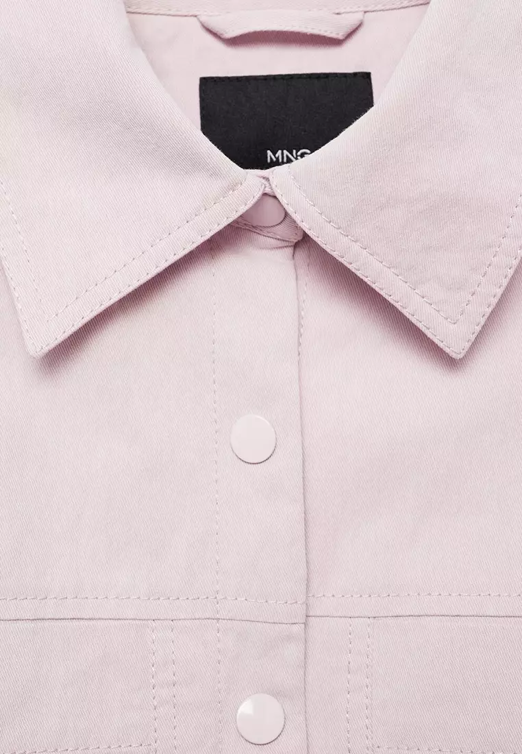 Buy Mango Gathered Denim Jacket 2025 Online | ZALORA