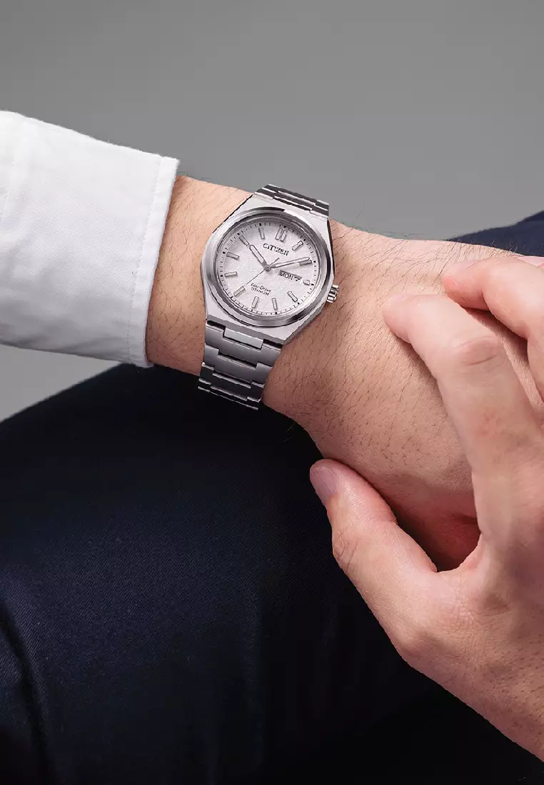 Buy Citizen Citizen Zenshin Eco-Drive Super Titanium Watch AW0130-85A ...