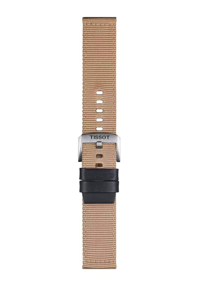 Buy Tissot Tissot Official Beige Fabric Strap Lugs 22 mm - T852046752 ...