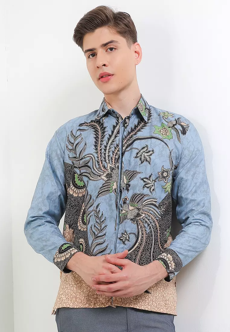 Jual Batik Tibodunyo Blarak Kemeja Lengan Pendek Original 2025 | ZALORA ...