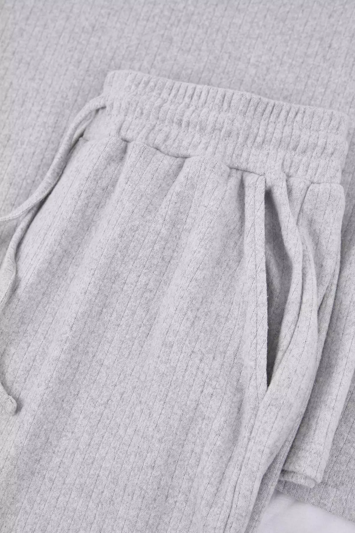 Buy Trendyol Gray Regular Fit Pocket Detail Label Detail Soft Button ...