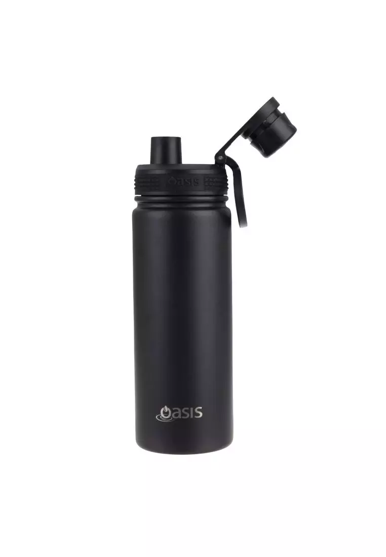 Oasis Oasis Stainless Steel Insulated Sports Water Bottle with Screw Cap 550ML - Black 2024 ...