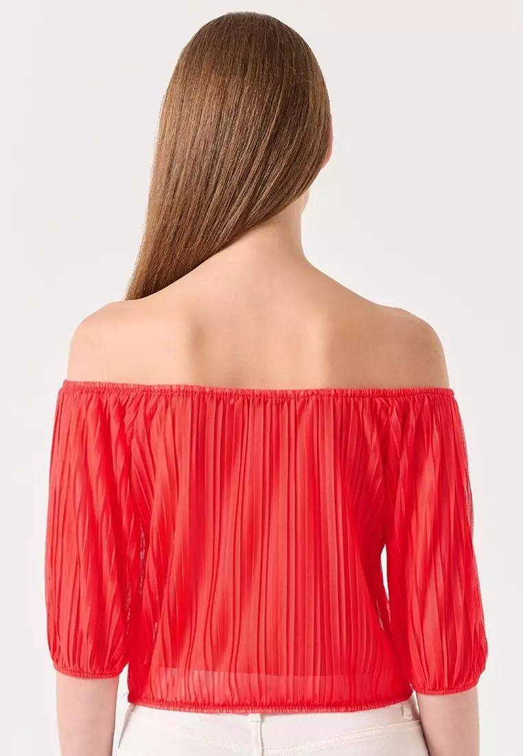Jimmy Key Off Shoulder Crop Top 2023 | Buy Jimmy Key Online | ZALORA ...