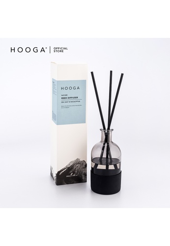 Buy HOOGA Hooga Reed Diffuser Black Series Sea Salt & Eucalyptus 2023 ...