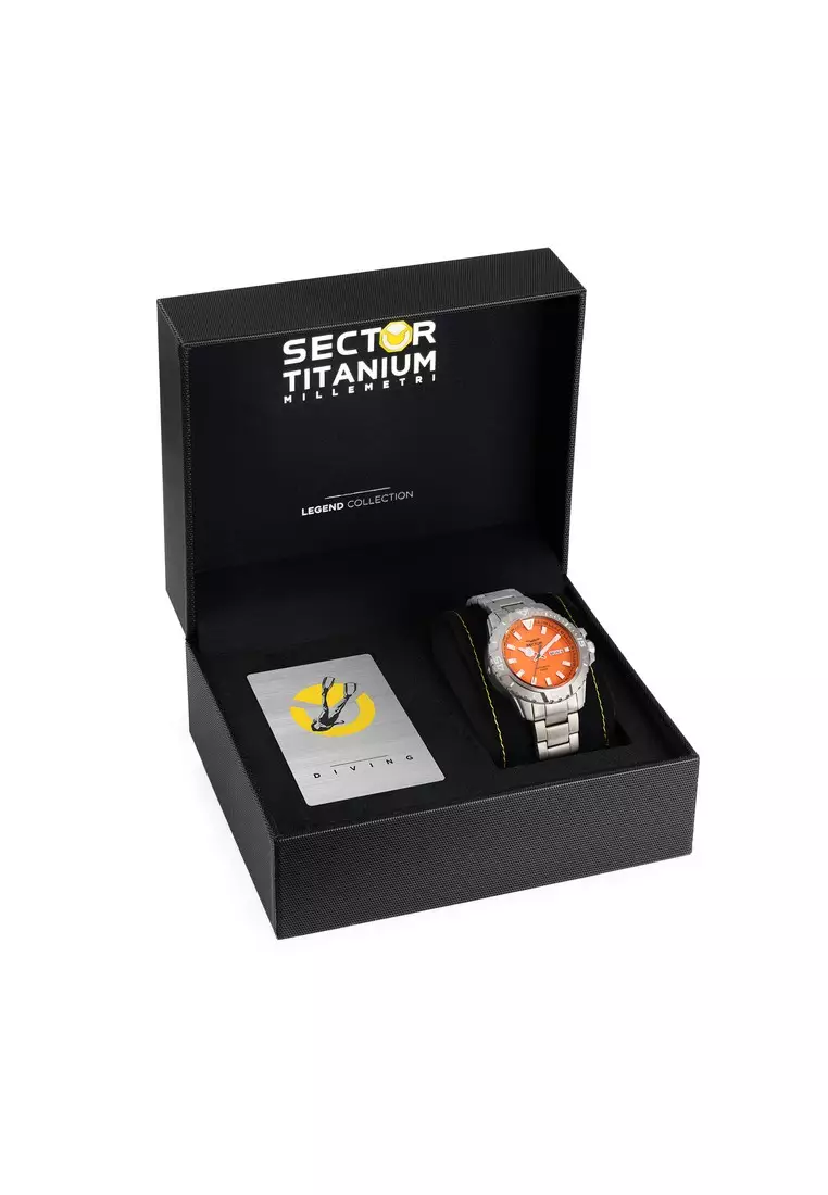 Sector Sector Legend 43mm Men's Automatic Orange Watch R3223135005 2025 ...
