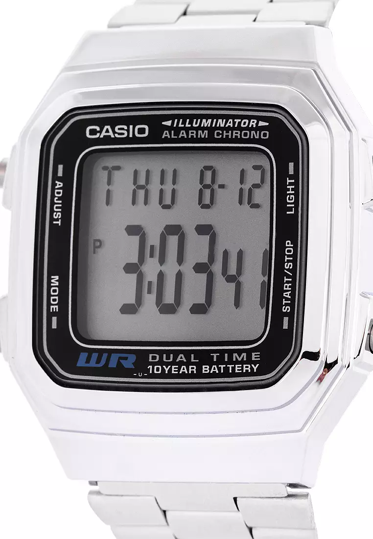 Buy Casio Digital Watch A178WA-1ADF 2025 Online | ZALORA Philippines