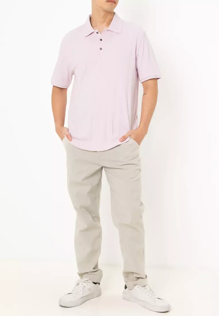 Buy Calvin Klein Variegated Rib Classic Polo Shirt - Calvin Klein Sport ...