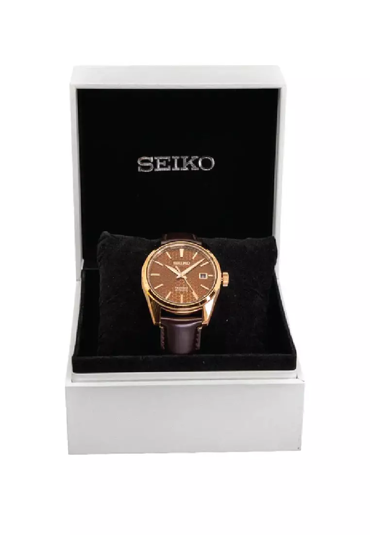 Buy Seiko Seiko Presage Automatic Leather Men Watch SPB170J1 Online ...